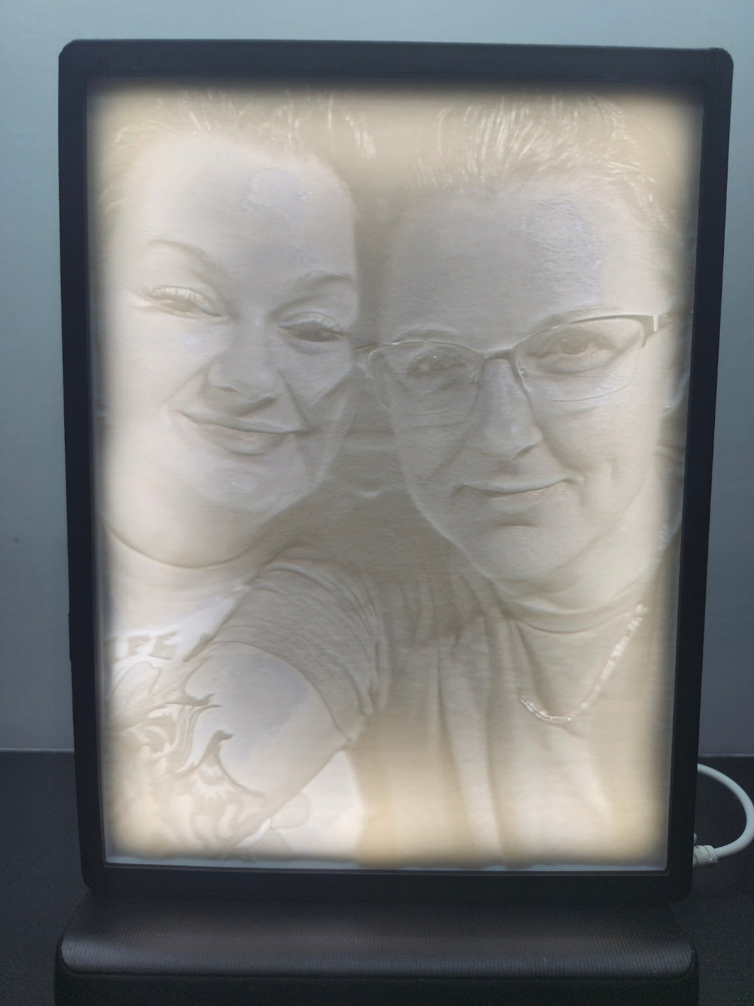 Custom Photo Light-Up Display – Personalized Lithophane Lamp – B and B ...